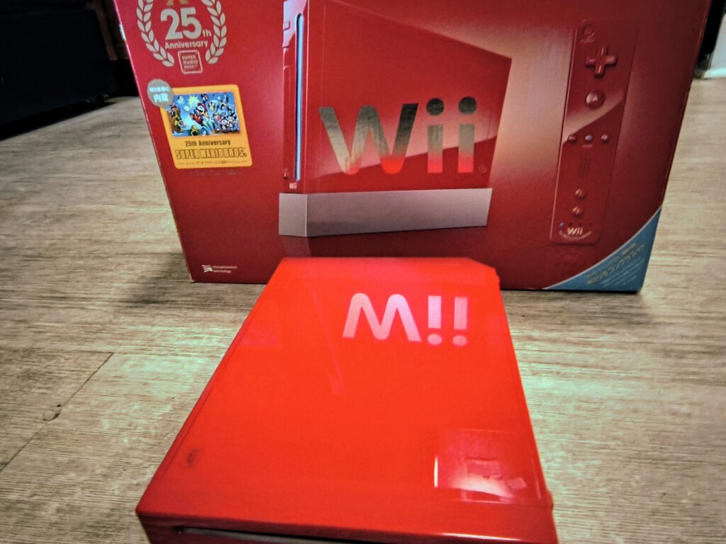 4TB Boxed Modded Super Mario Red Wii Package ~ 25th Anniversary Edition ...
